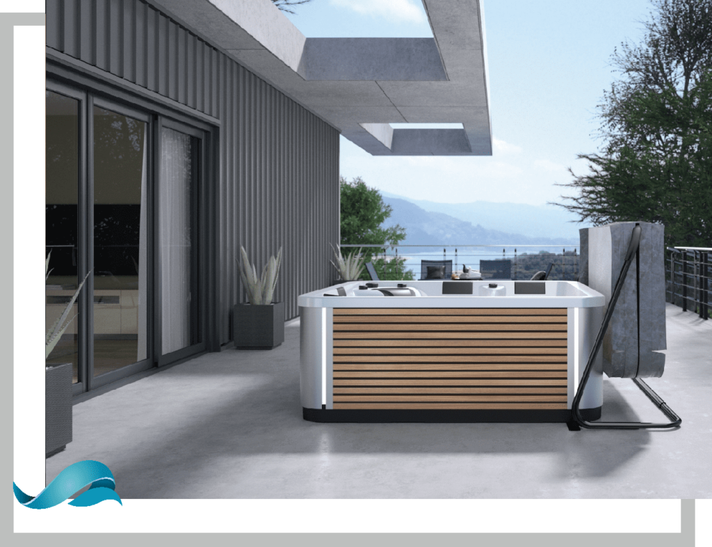 Piscine minispa eleganti per giardino terrazzi ed interni